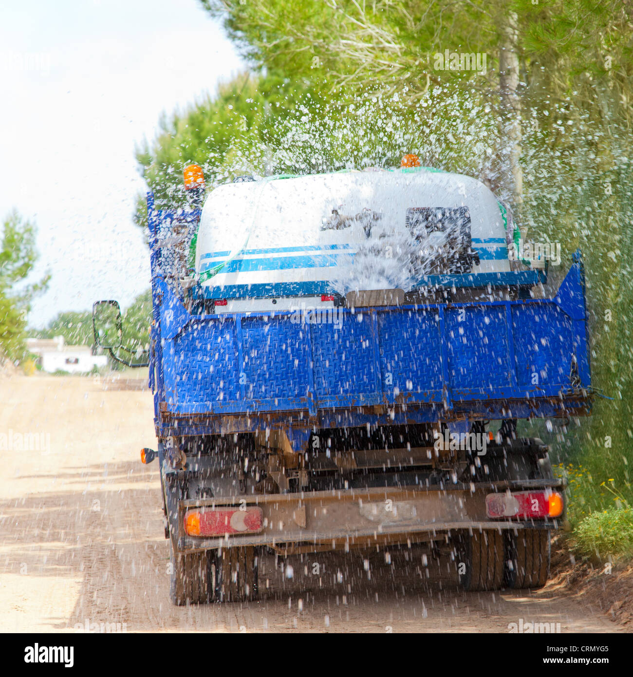 Spreading sand paving hi-res stock photography and images - Alamy