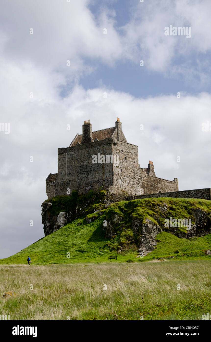 Scotland, Inner Hebrides, Island of Mull. Duart Castle, 13th century ...