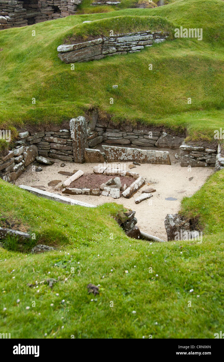 Scotland, Orkney Islands, Mainland, Stromness. Neolithic stone ...