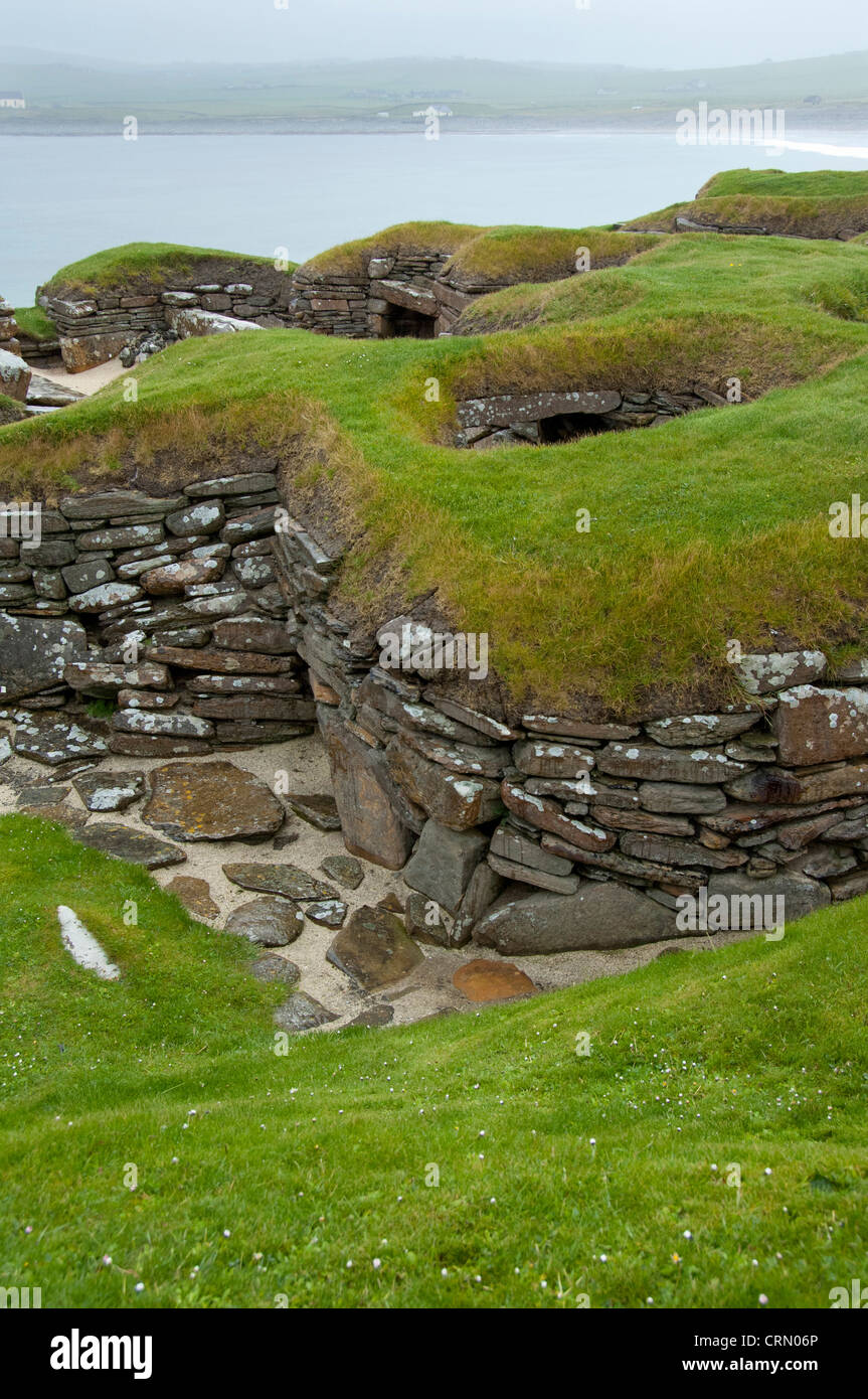 Scotland, Orkney Islands, Mainland, Stromness. Neolithic stone ...