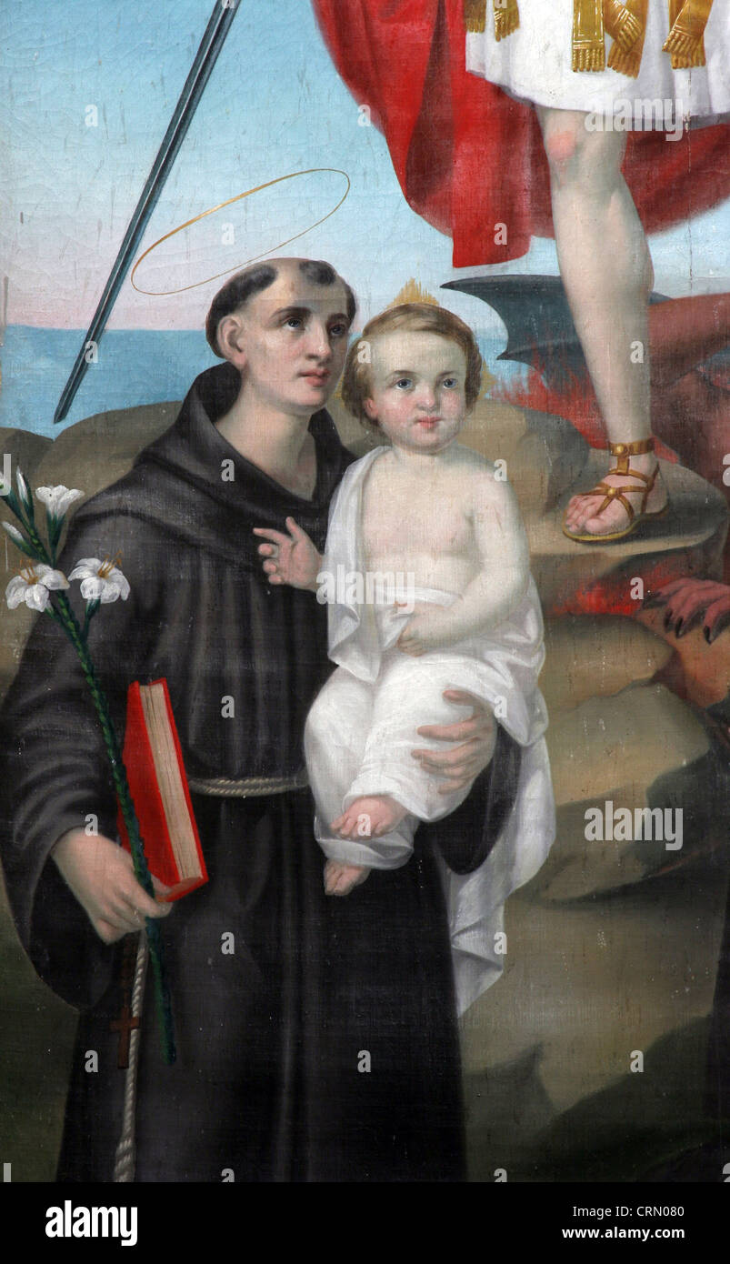Saint Anthony of Padua Stock Photo - Alamy