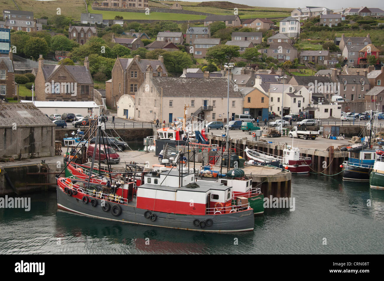 Scotland, Orkney Islands, Mainland, Stromness. North Atlantic ...