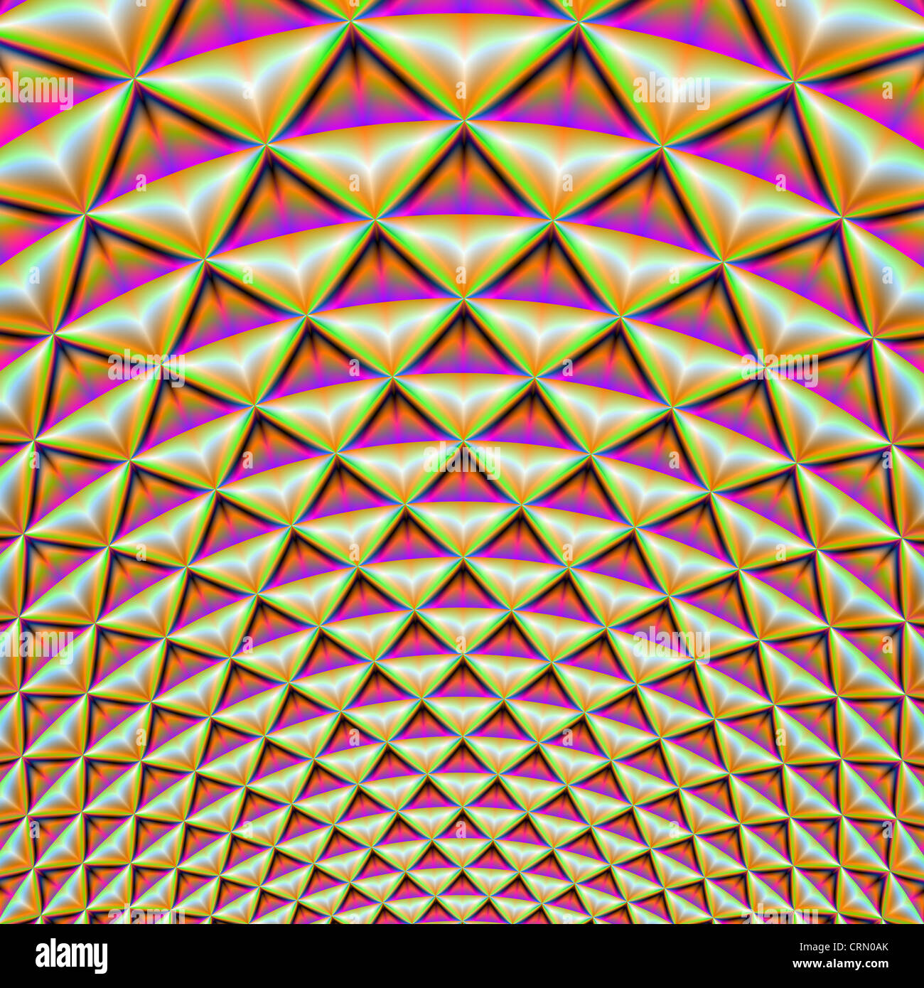 Rings of Triangles Stock Photo - Alamy