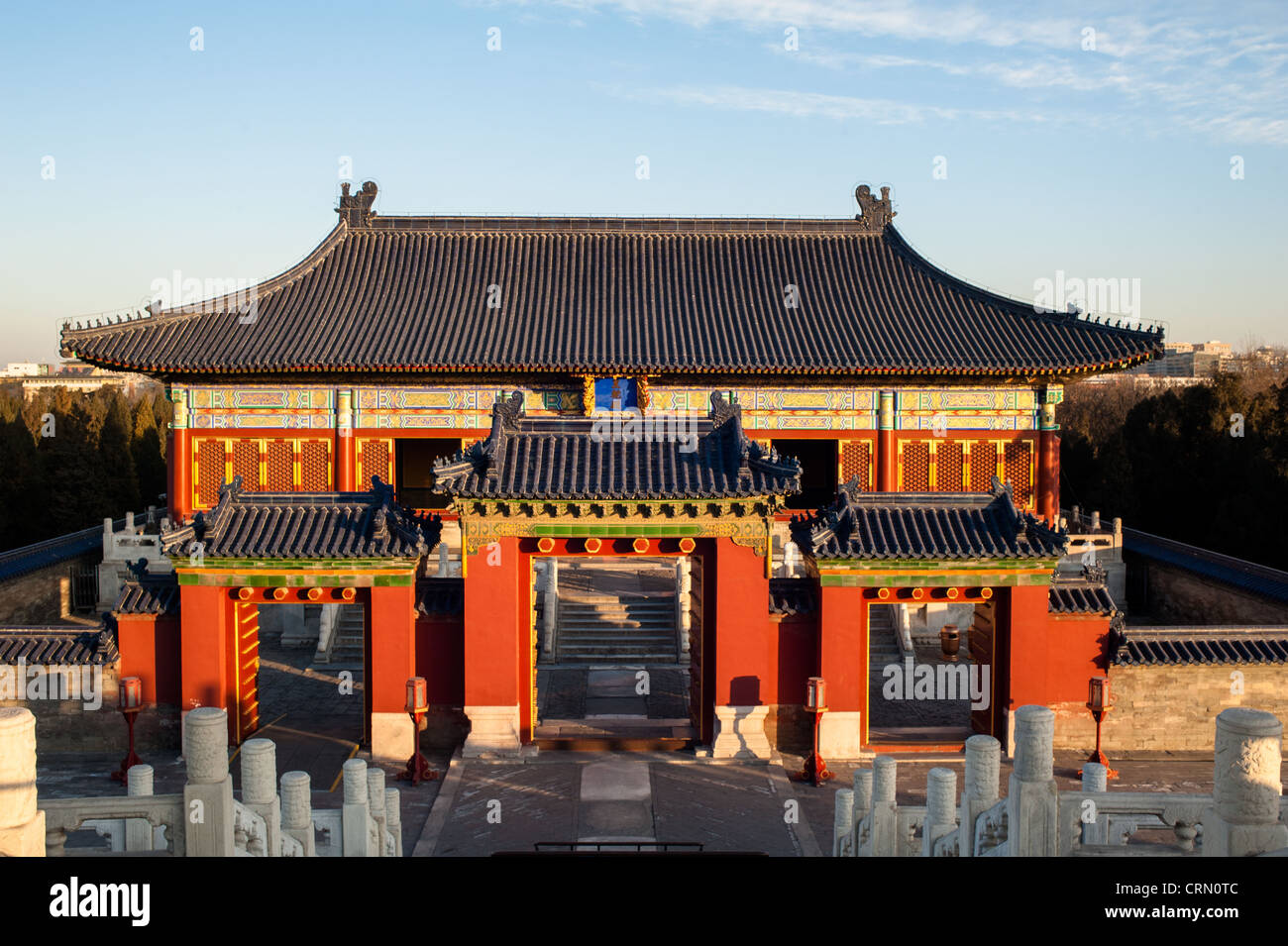 Ancient buildings in Temple of Heaven Stock Photo - Alamy