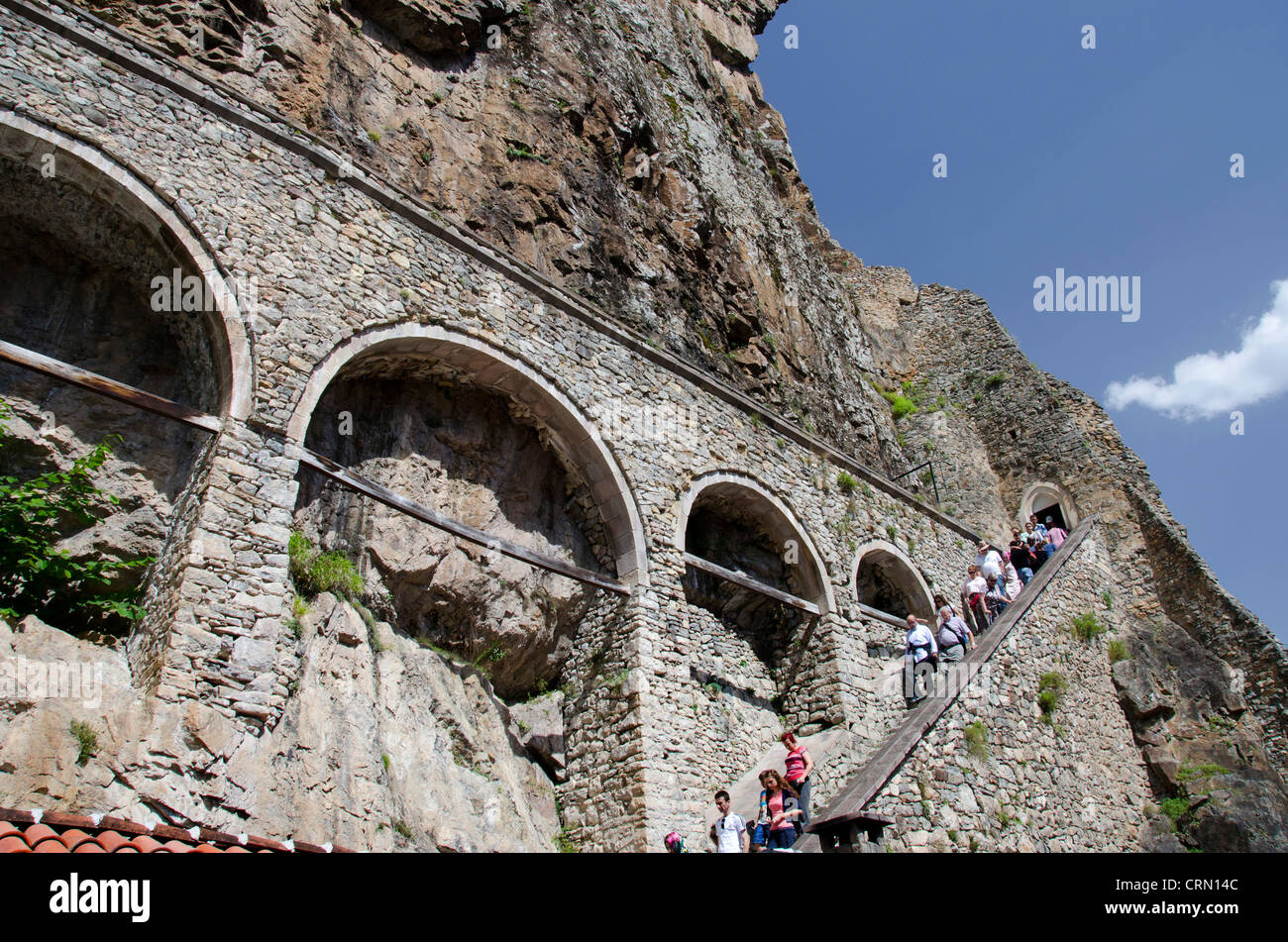 Turkey, Trabzon. Sumela Monastery (aka St. Maria of Mount Mela). 12th ...