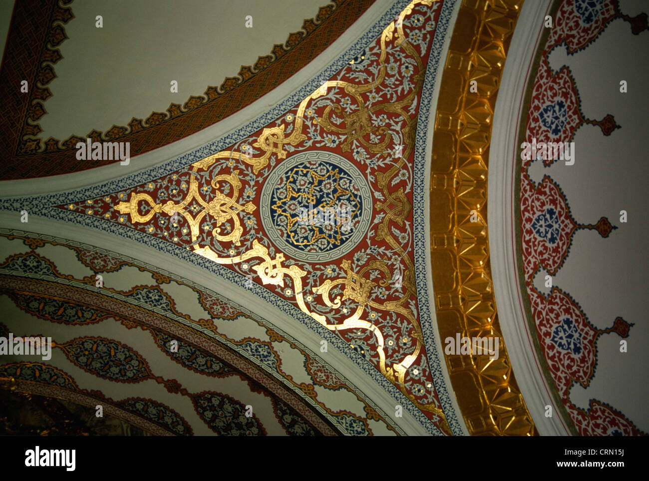 Turkey, Istanbul, Topkapi Palace, painted ceiling Stock Photo - Alamy