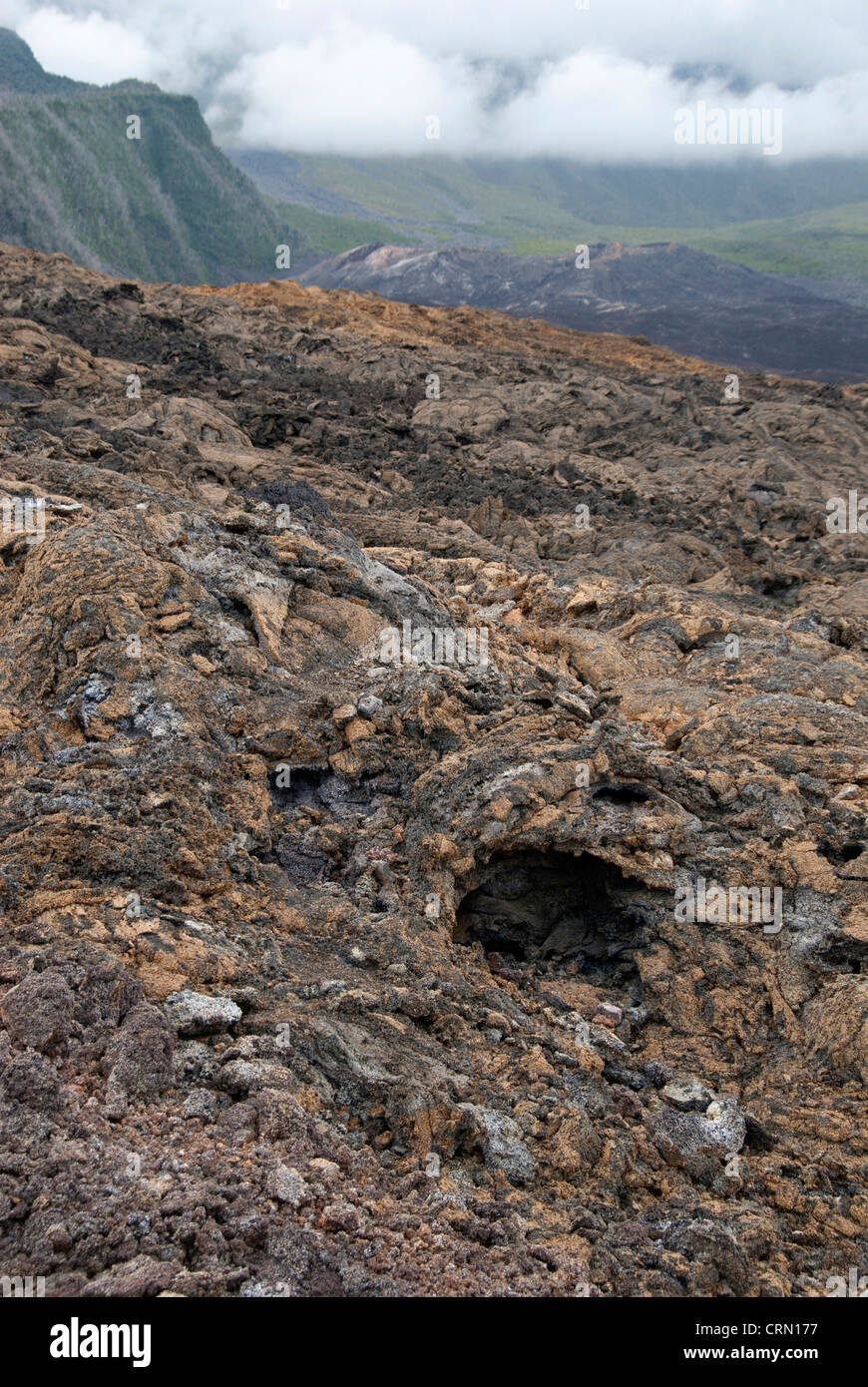 French Overseas territory, Reunion Island. The Great Burn where ...