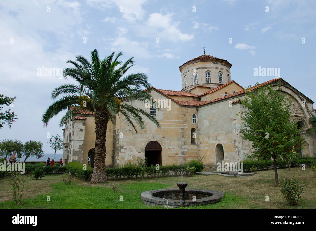Turkey, Trabzon. 13th century St. Sophia Church Museum (aka Ayasofya or ...