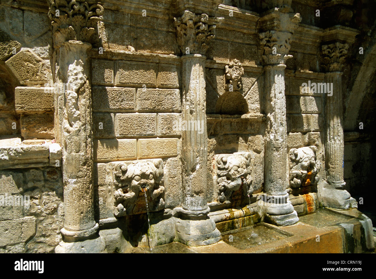 Greece, Crete, Rethymno, Rimondi Fountain Stock Photo - Alamy