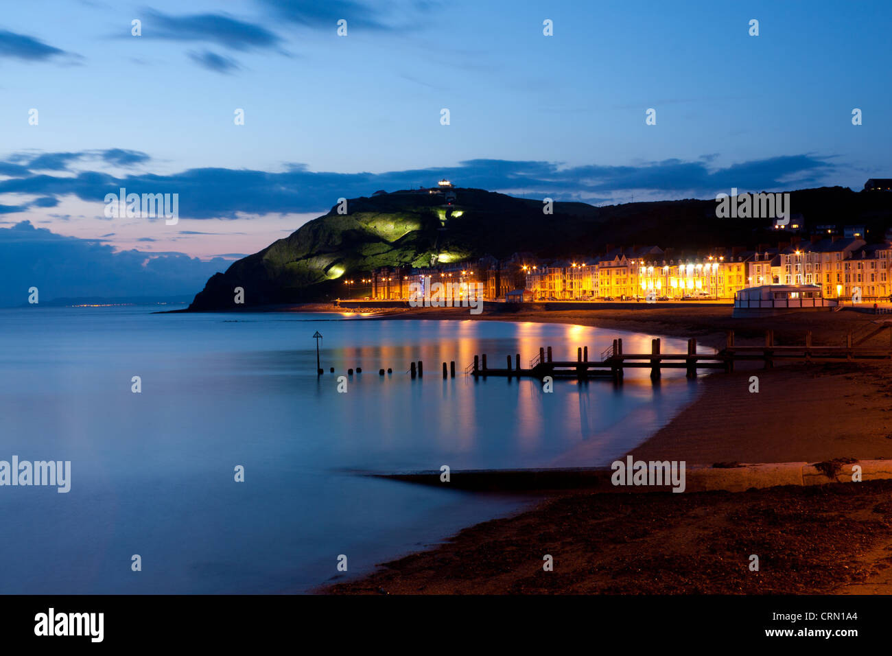 View of Marine Terrace promenade, beach and Constitution Hill at ...