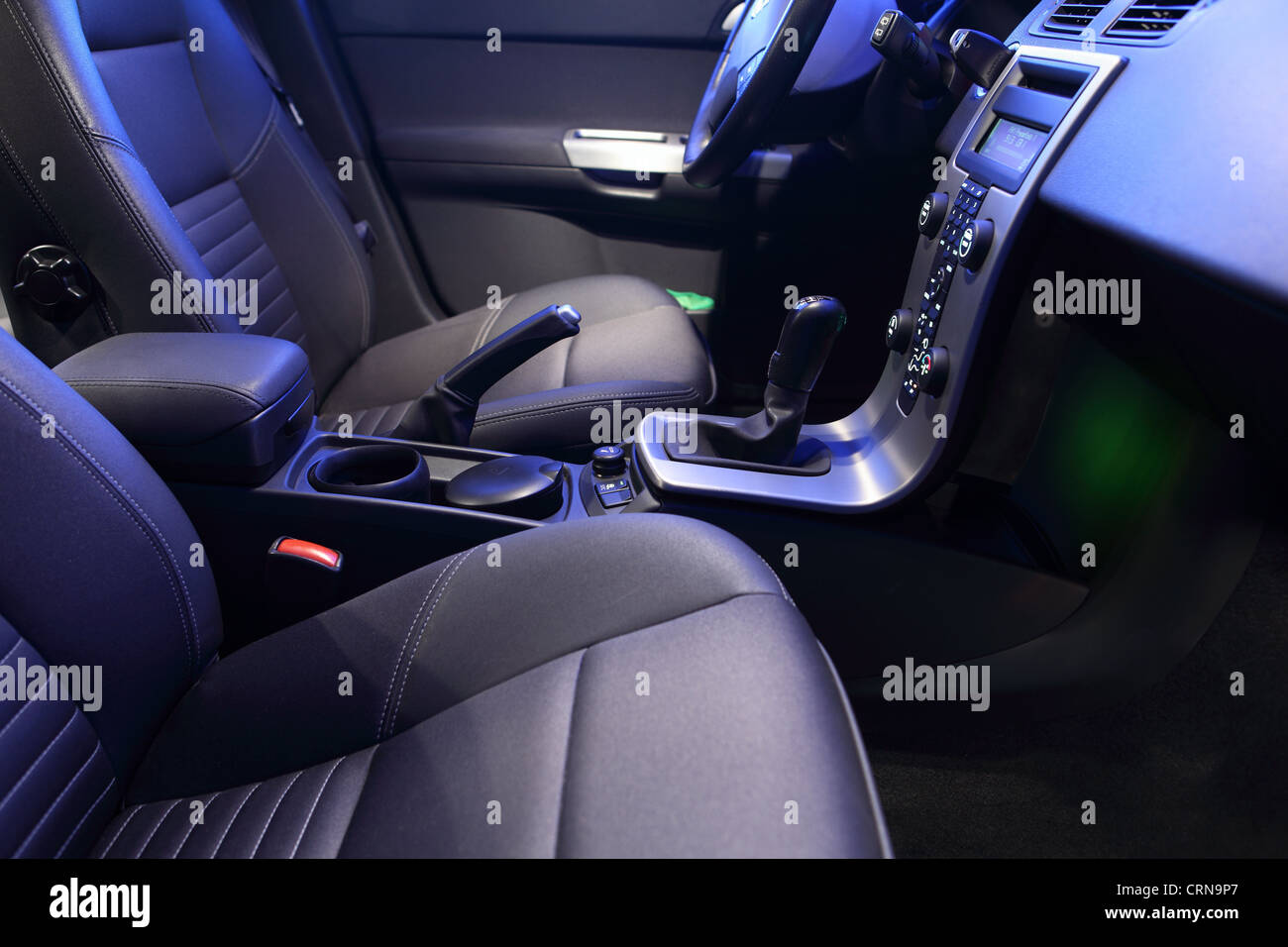 Modern car interior Stock Photo - Alamy
