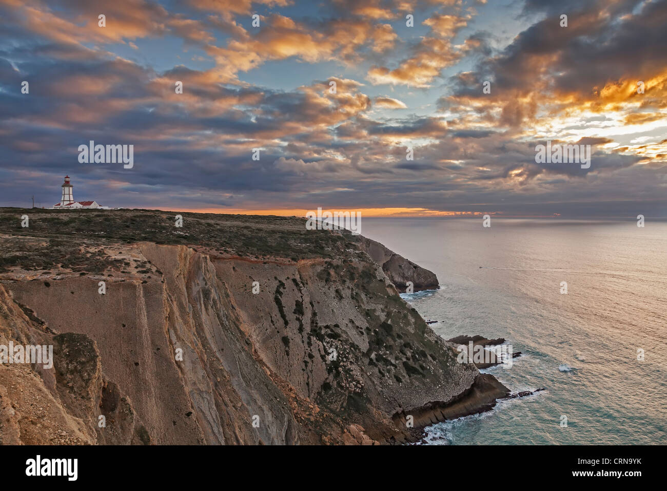 Espichel cape lighthouse. Setubal, Sesimbra, Portugal Stock Photo - Alamy