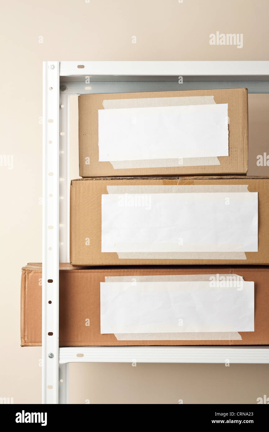 Cardboard rack hi-res stock photography and images - Alamy