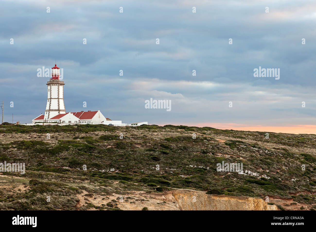 Espichel cape lighthouse. Setubal, Sesimbra, Portugal Stock Photo - Alamy