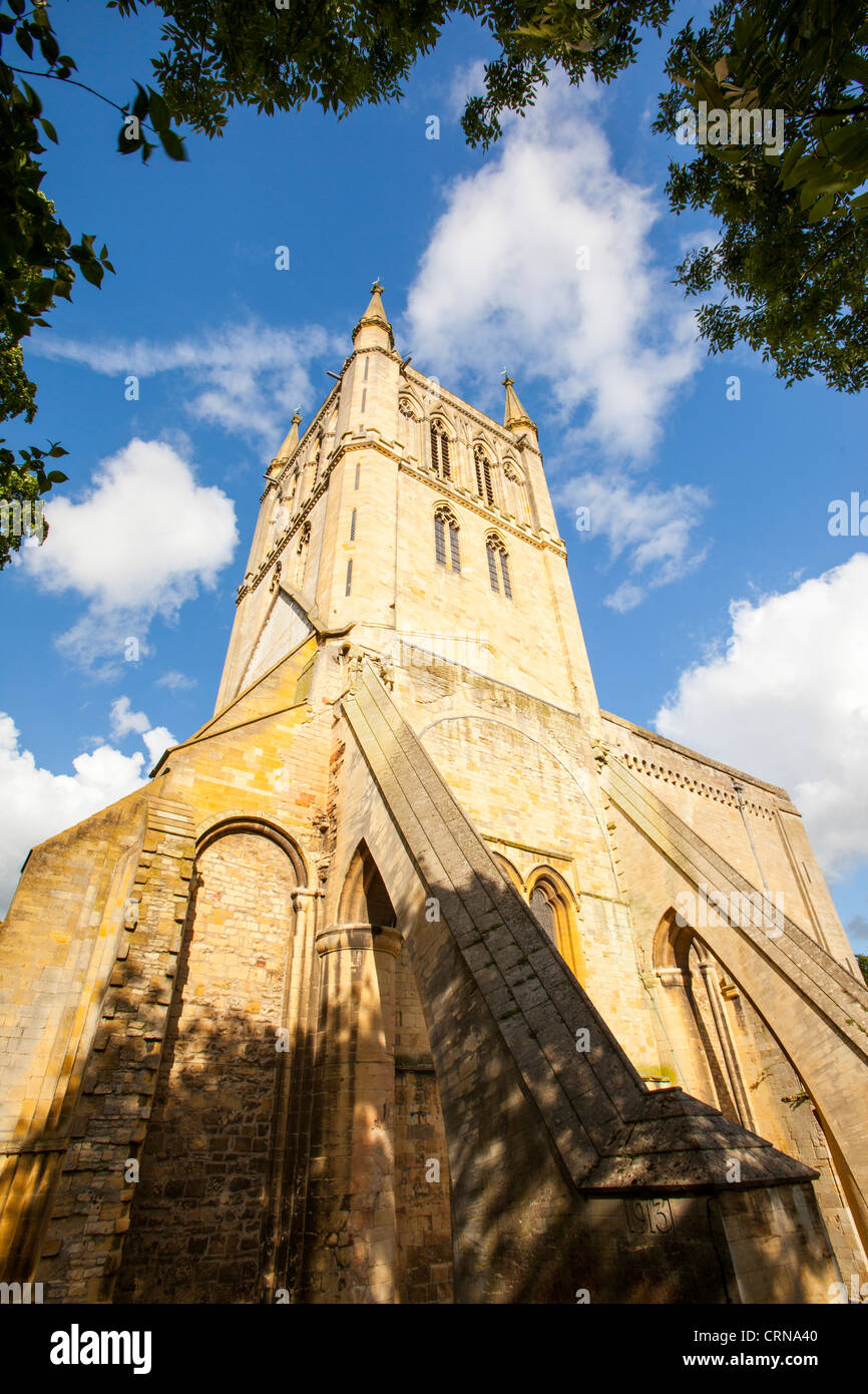 Pershore Abbey was one of the largest Abbeys in the UK Stock Photo - Alamy