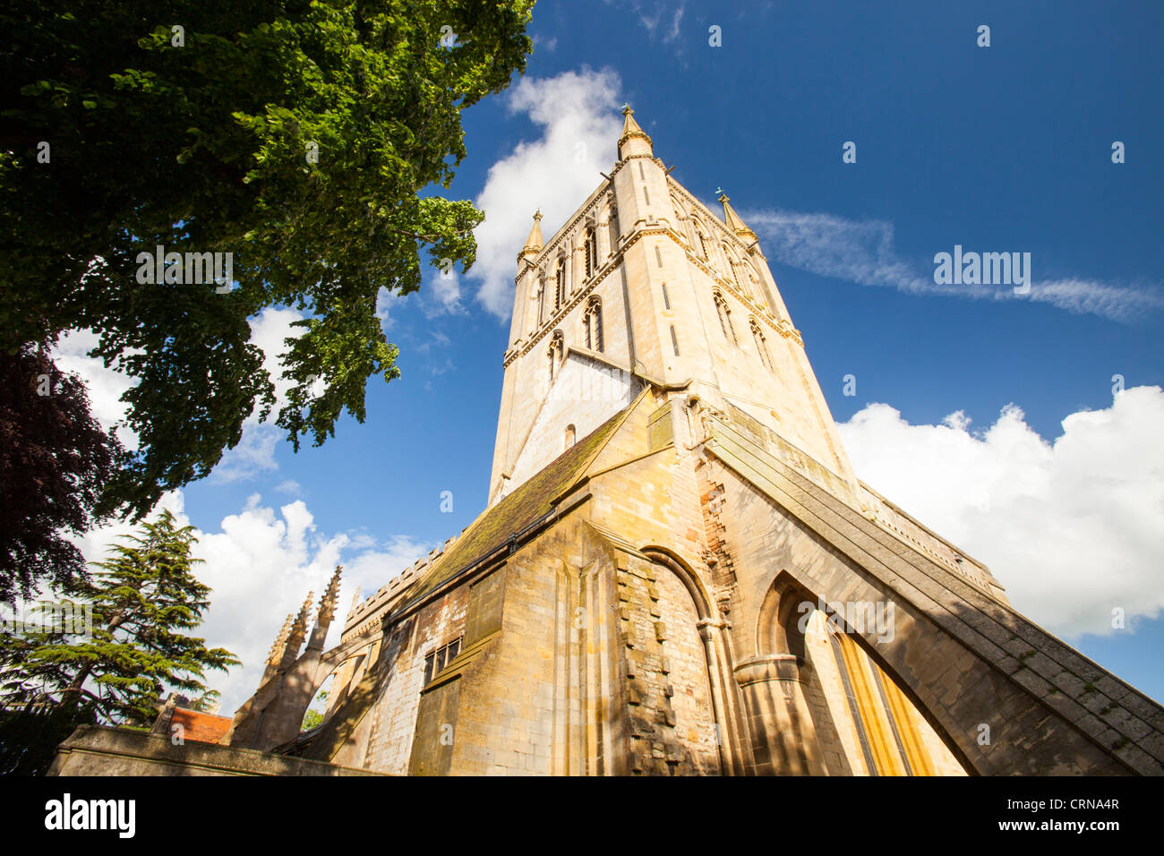 Pershore Abbey was one of the largest Abbeys in the UK Stock Photo - Alamy