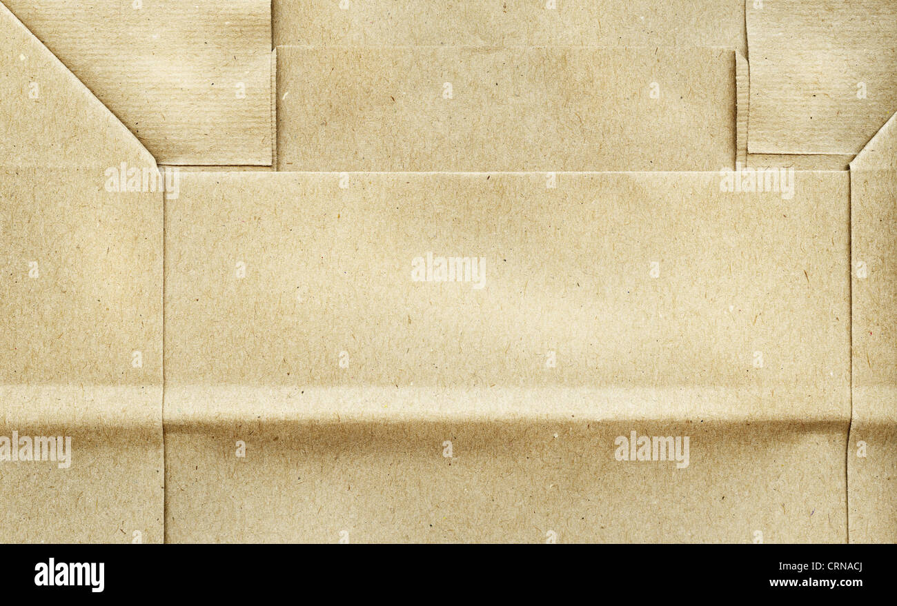 Folded package paper background Stock Photo - Alamy