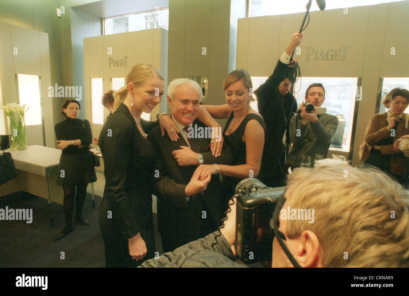 Berlin, opening ceremony of the first German Piaget Stores Stock Photo ...