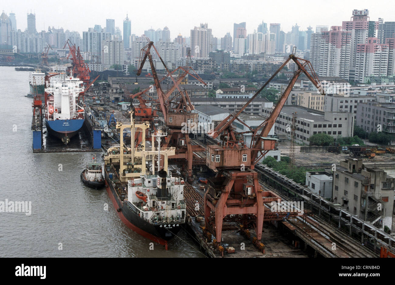 Shanghai Container Terminal High Resolution Stock Photography and ...