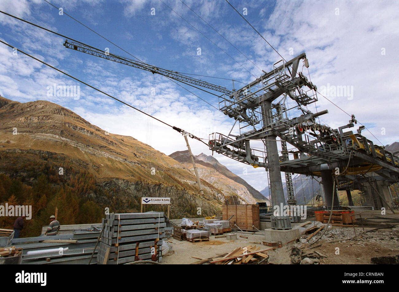 Construction cable car switzerland hi-res stock photography and images ...
