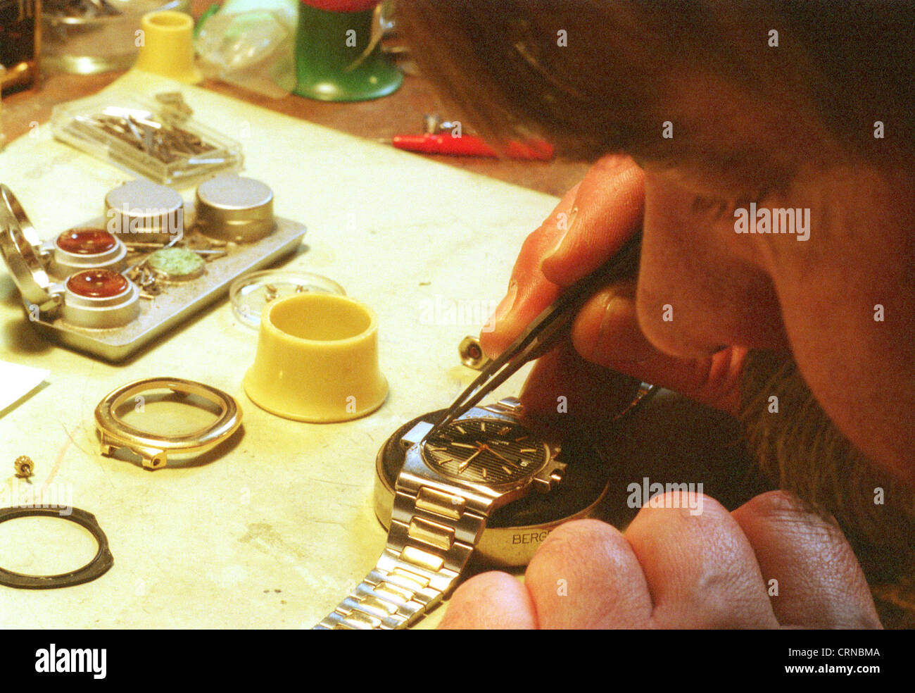 Watch and clock repairs hi-res stock photography and images - Alamy