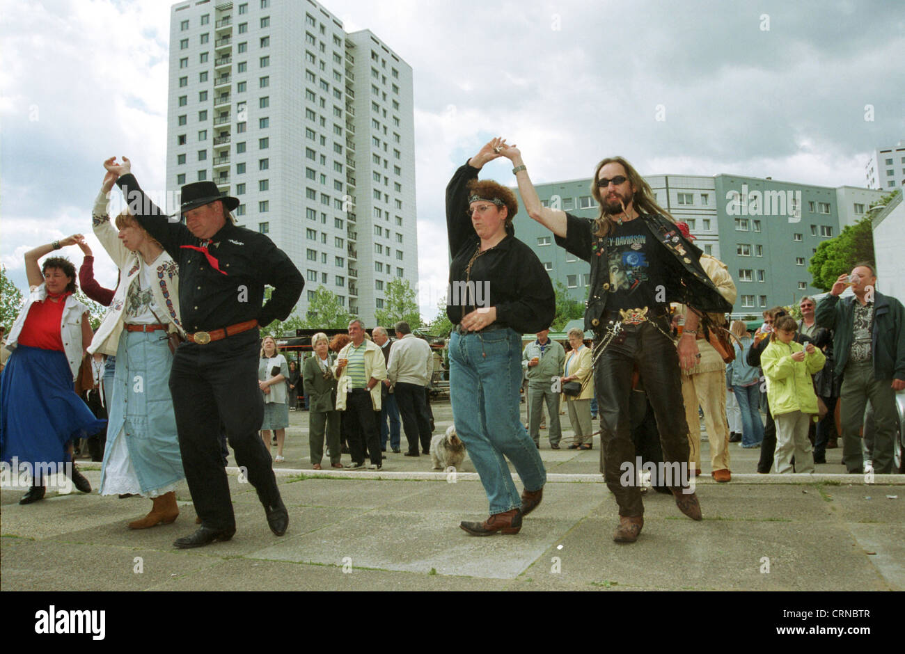 Square Dance Group in Berlin-Marzahn Stock Photo - Alamy