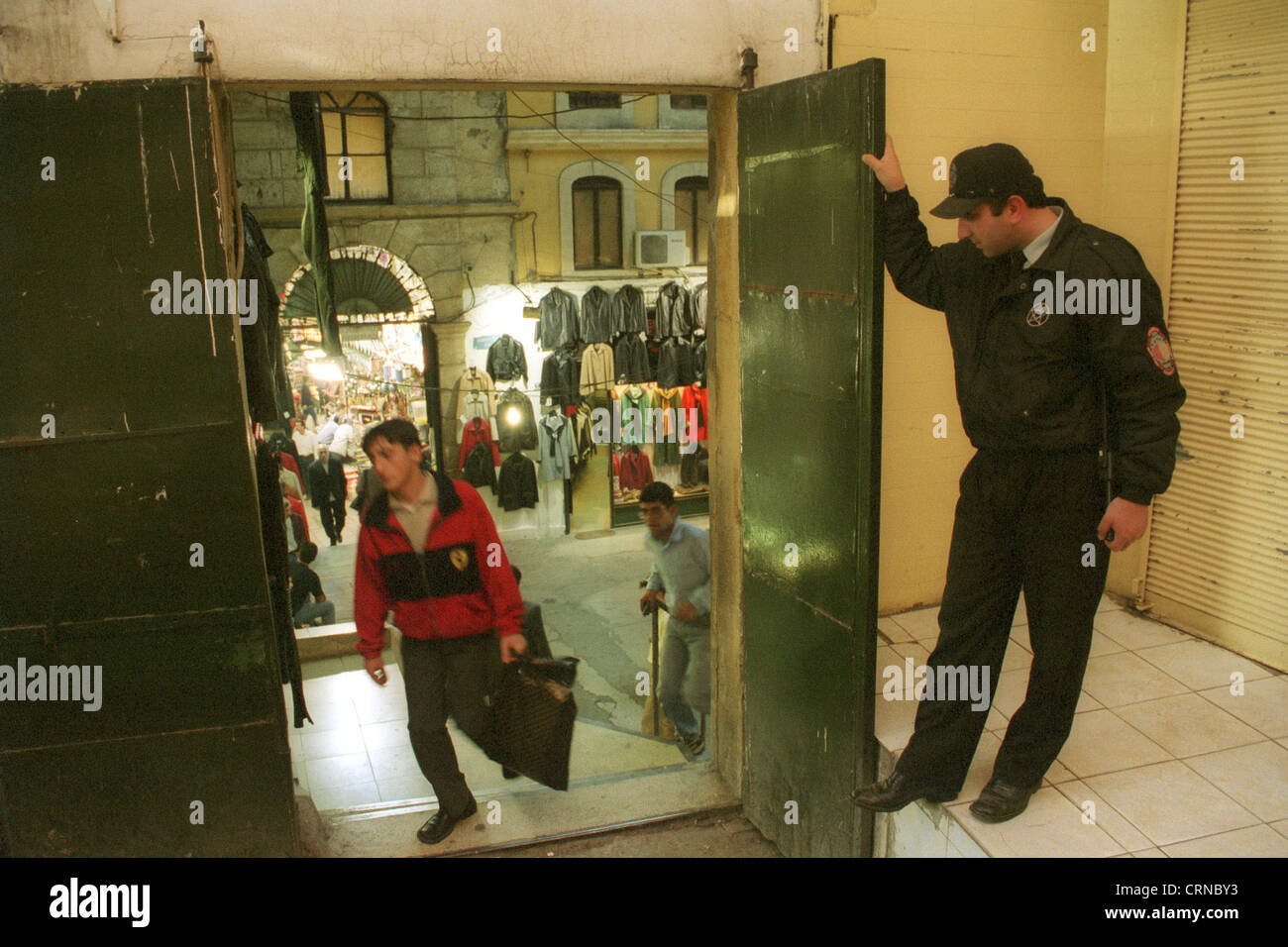 Security Service in the Grand Bazaar in Istanbul Stock Photo - Alamy