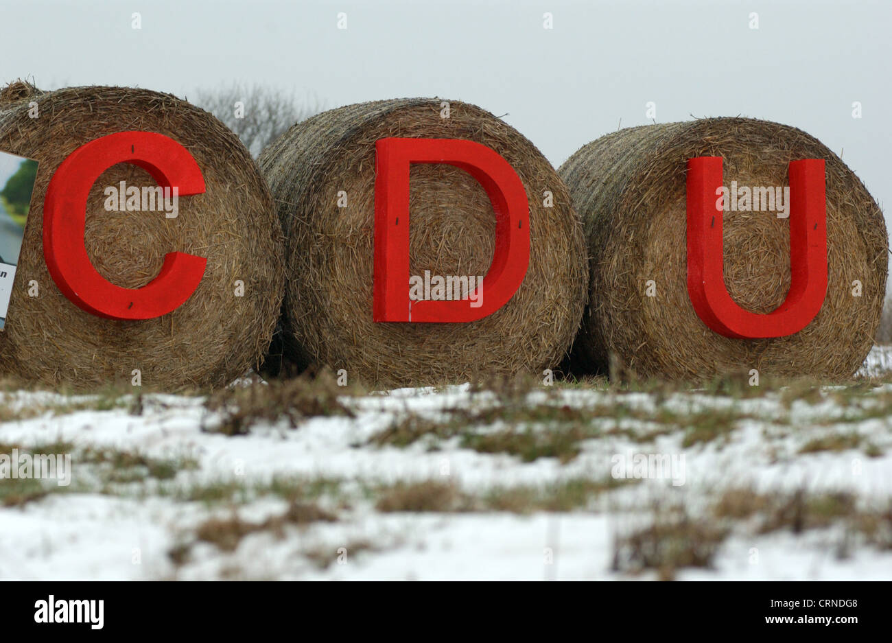 CDU election advertising Stock Photo - Alamy