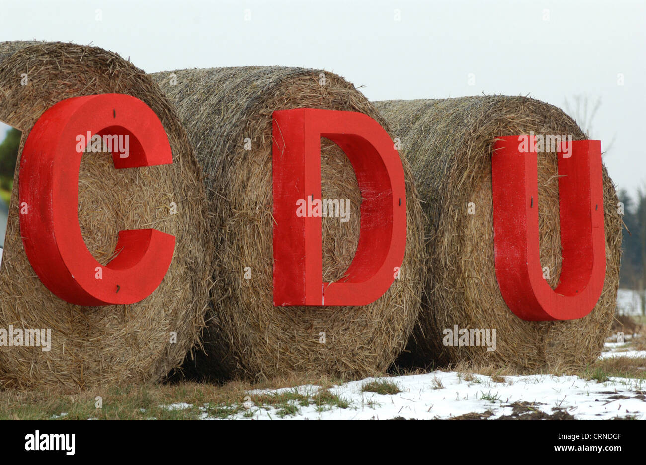 CDU election advertising Stock Photo - Alamy