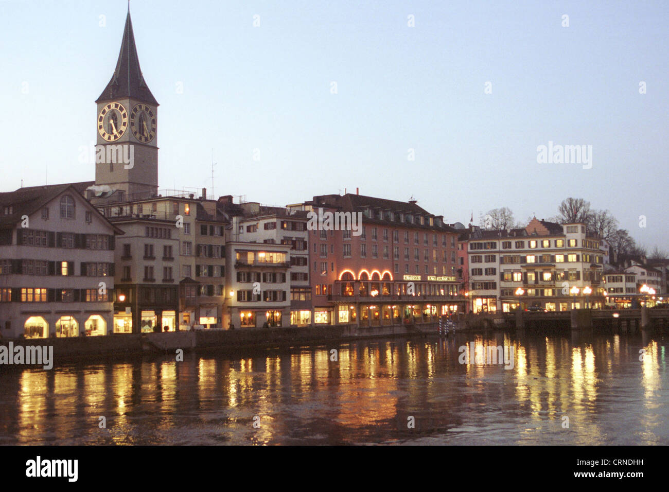 Overlooking the city of Zurich Stock Photo - Alamy