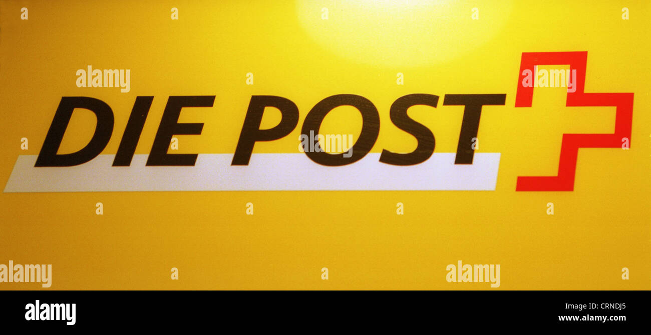 The logo of Swiss Post Stock Photo - Alamy