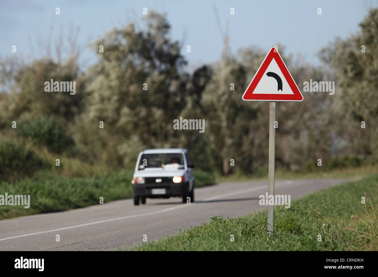 Car sharp curve hi-res stock photography and images - Alamy