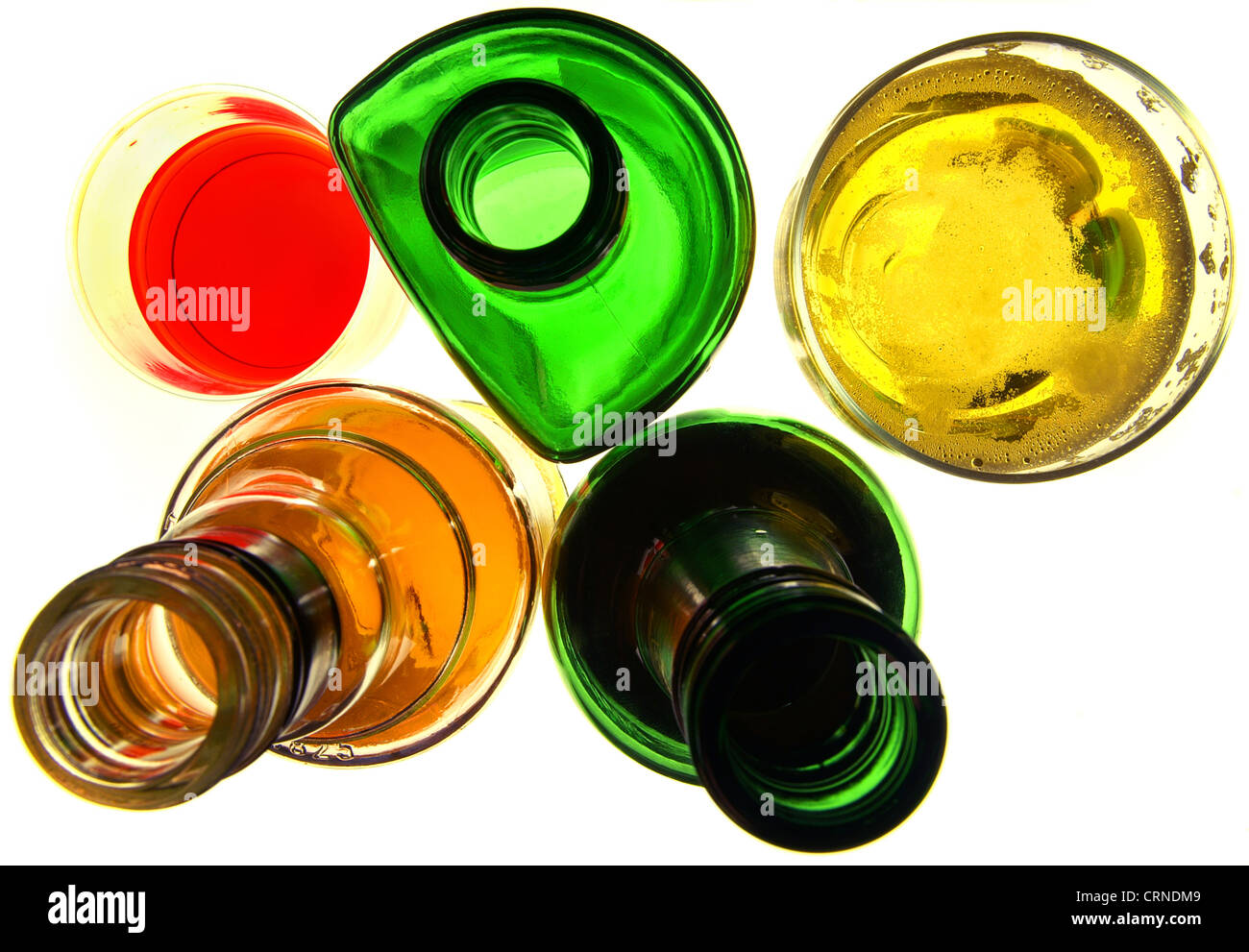 Assorted alcohol drinks Stock Photo - Alamy