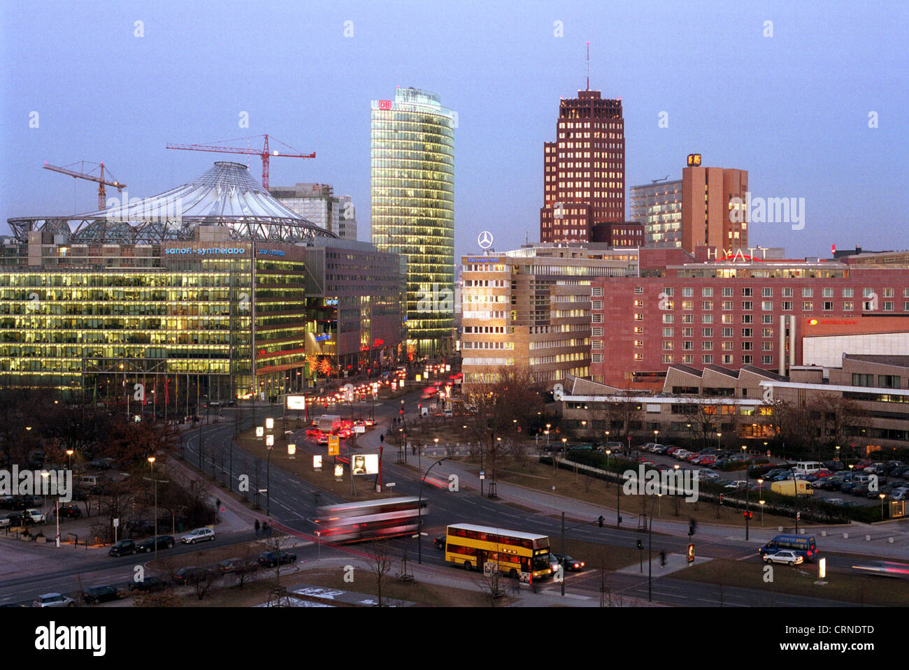Cityscape: Area at the Potsdamer Platz in Berlin Stock Photo - Alamy