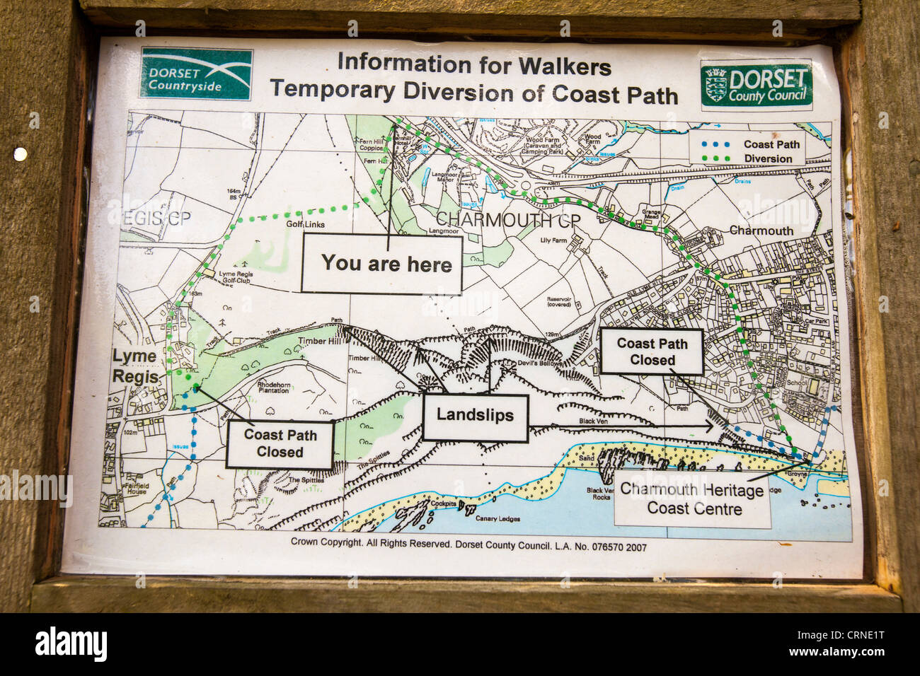 Map of the jurassic coast hi-res stock photography and images - Alamy