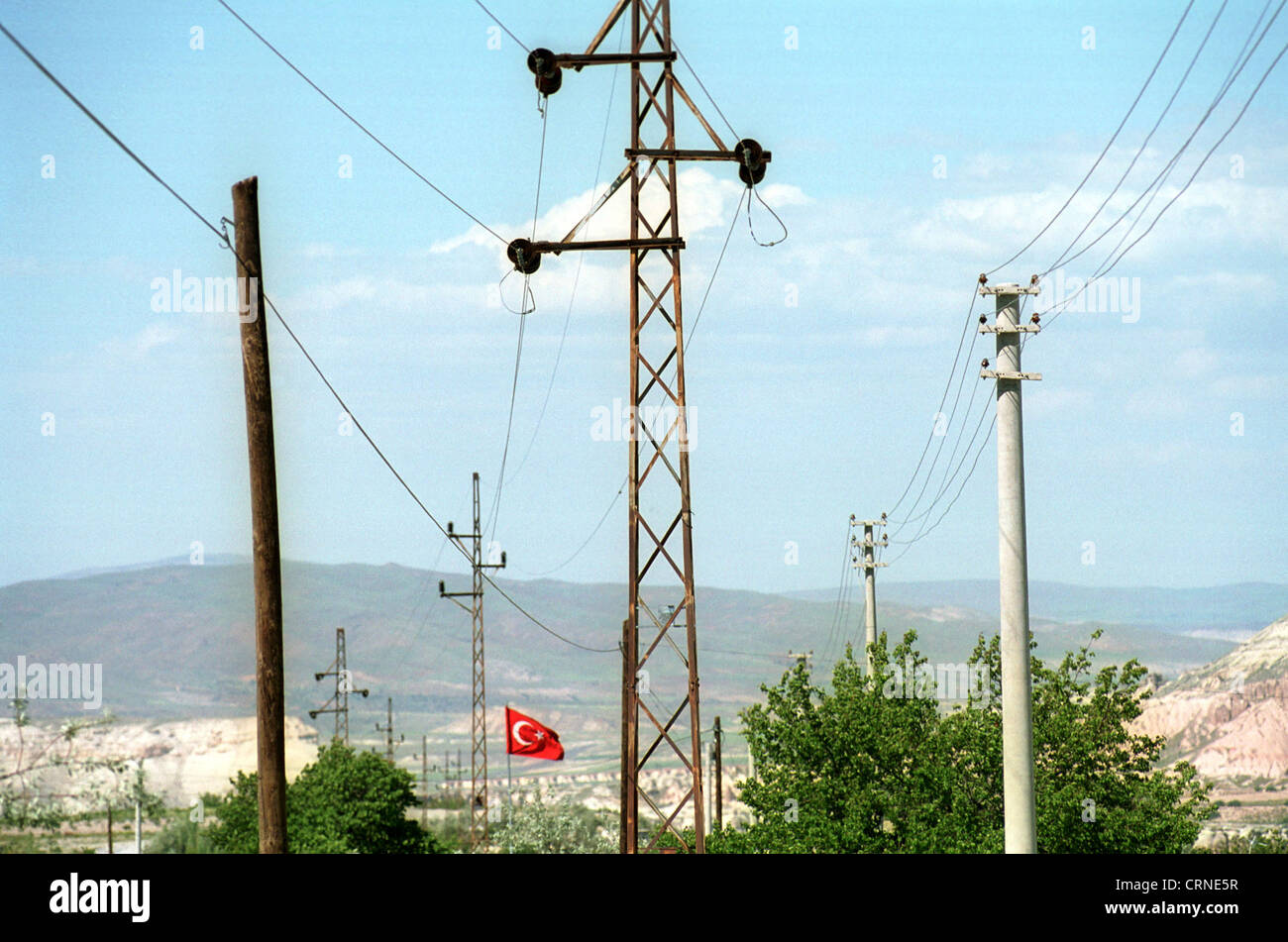 Power poles turkey hi-res stock photography and images - Alamy