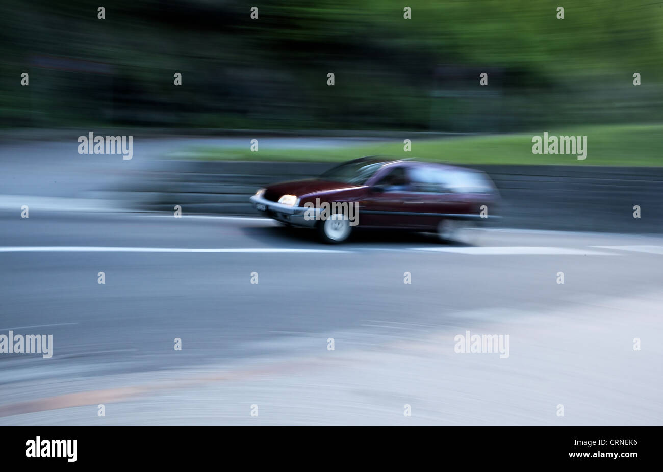 Car going fast hi-res stock photography and images - Alamy