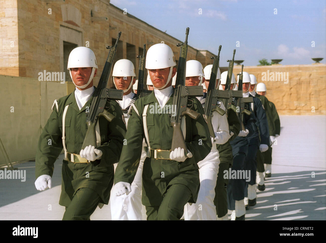 Marching soldiers turkish army hi-res stock photography and images - Alamy