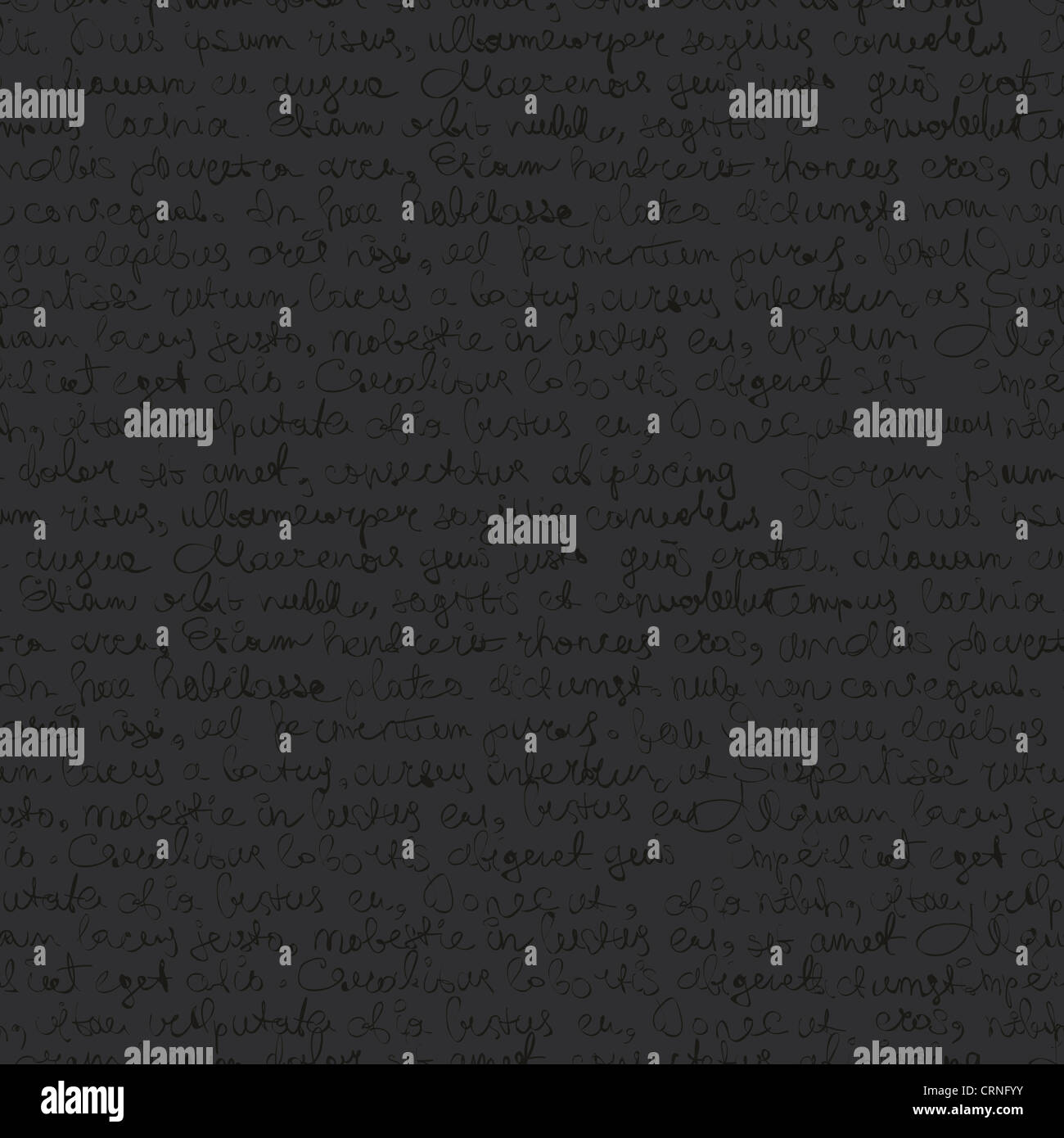 Seamless abstract text pattern on dark gray background Stock Photo - Alamy
