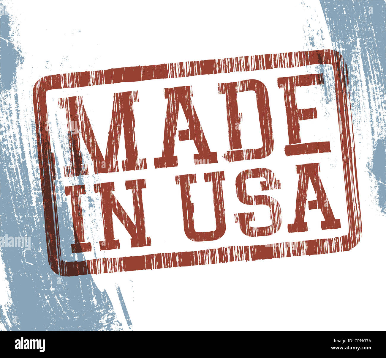 Made in USA stamp Stock Photo - Alamy