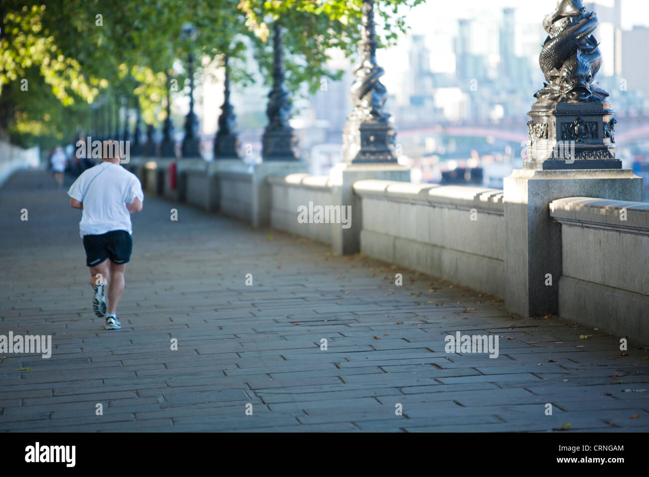 Running on a english pavement hi-res stock photography and images - Alamy