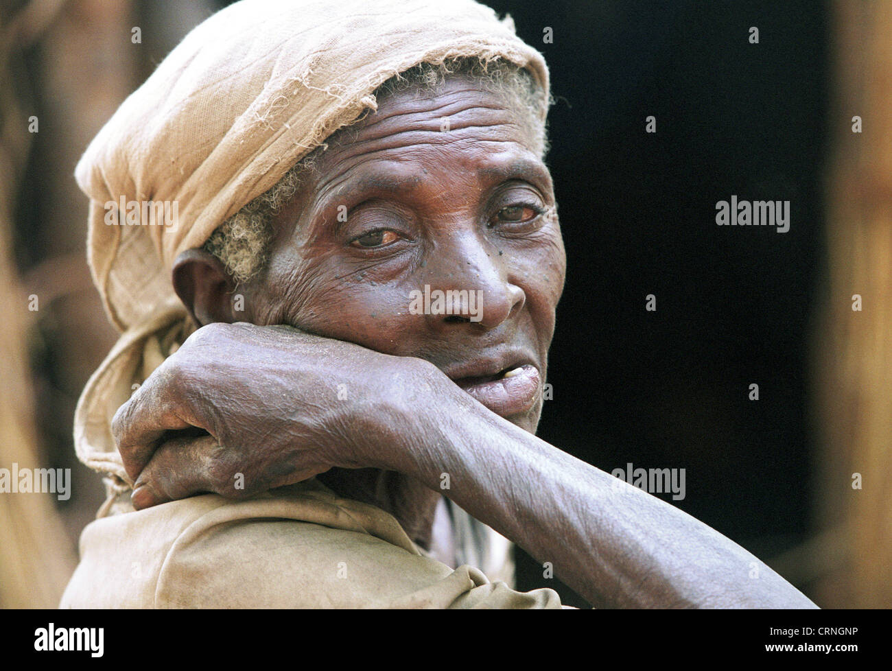 Portrait of an old woman Stock Photo - Alamy