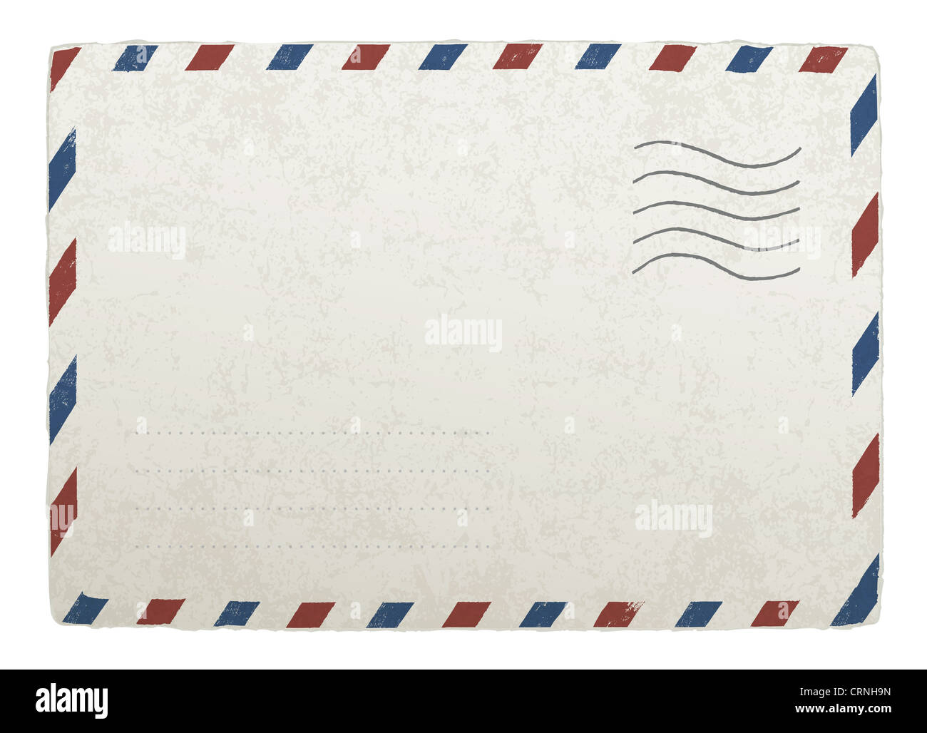 Vintage mailing envelope Stock Photo - Alamy