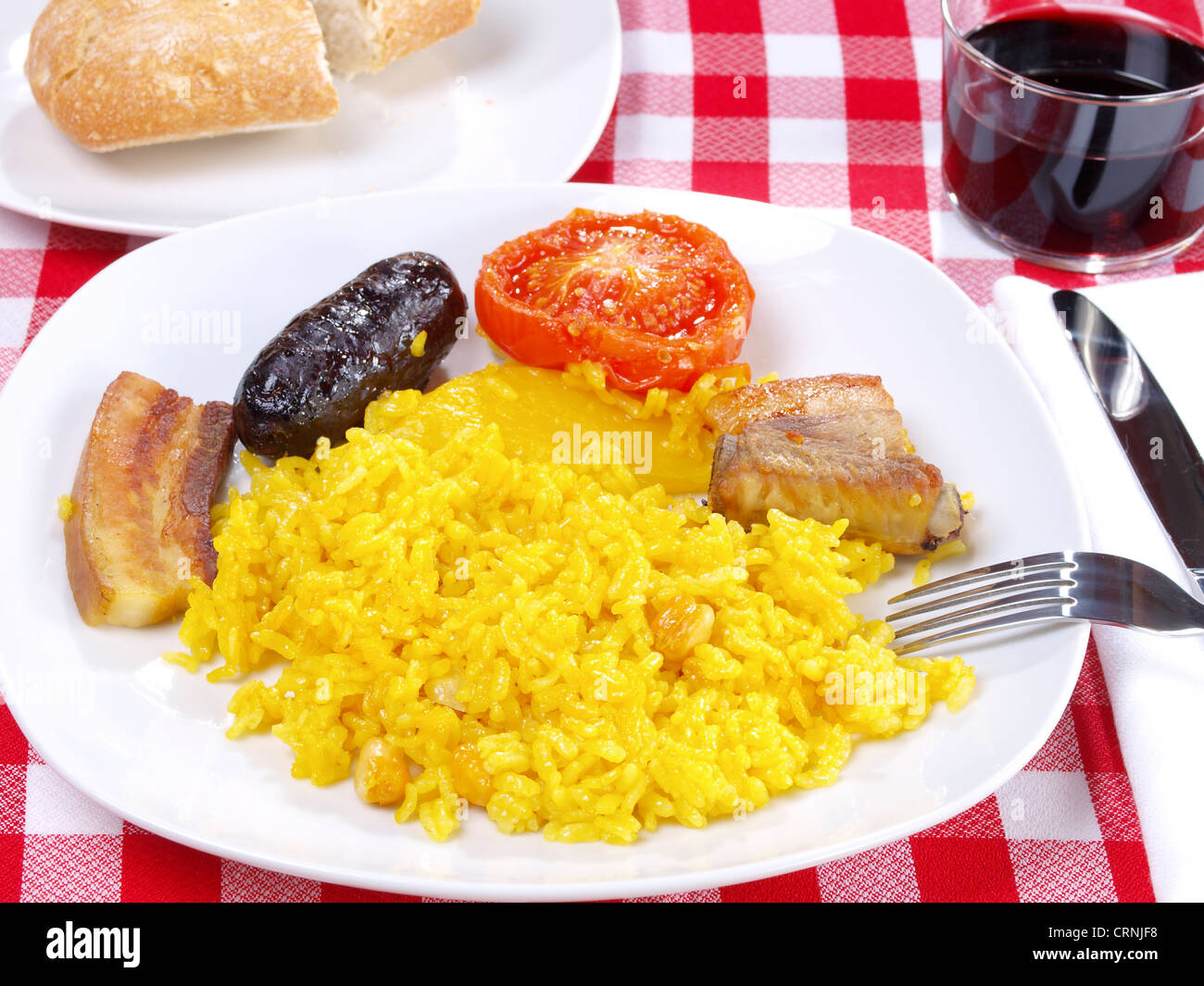 Arroz al Horno – Oven cooked rice Stock Photo - Alamy