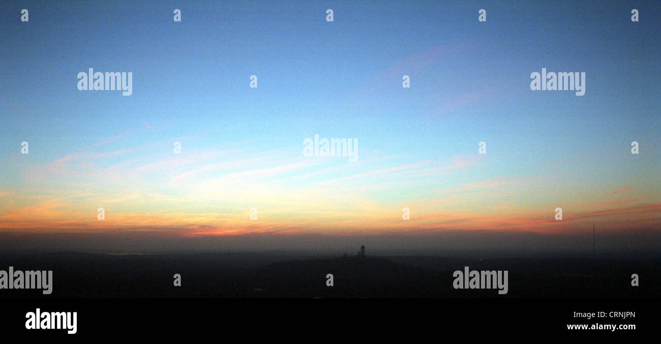 Evening view on the Teufelsberg from radio tower Stock Photo - Alamy