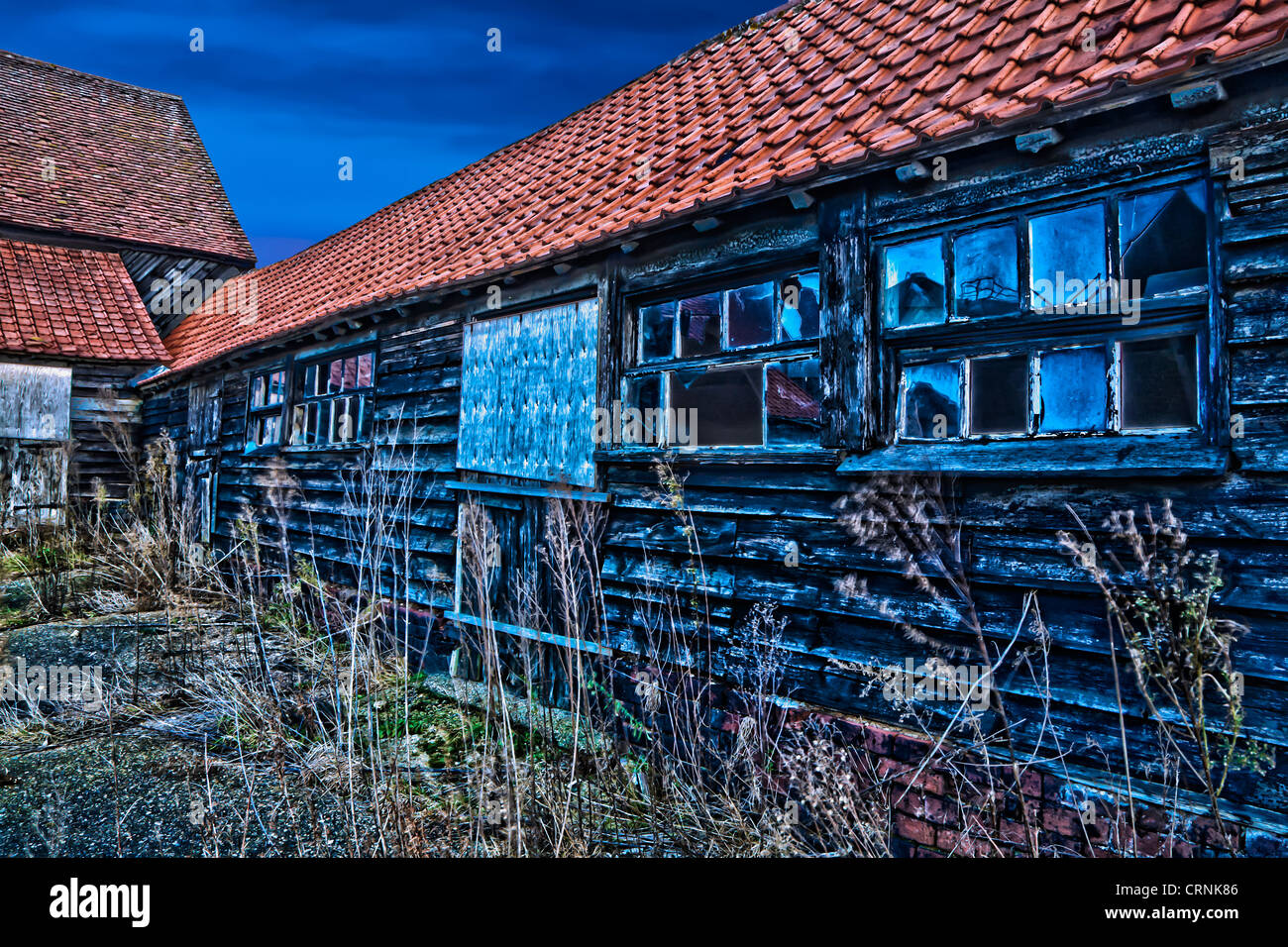 Abandoned derelict farm buildings in hi-res stock photography and ...