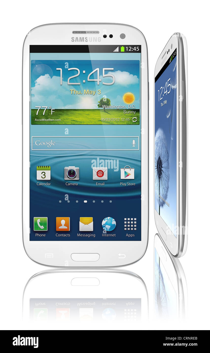 Samsung Galaxy S III Launches In 28 Countries in 2012 Stock Photo - Alamy