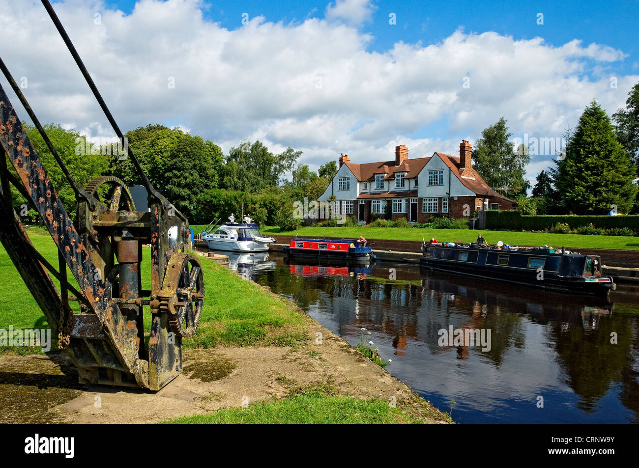 Naburn Lock on the River Ouse near York Stock Photo - Alamy