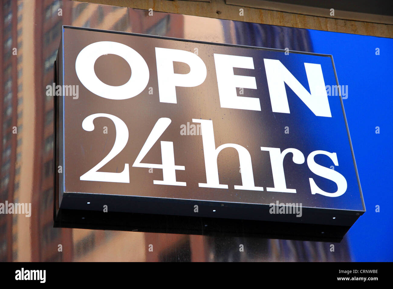 24 hours open hi-res stock photography and images - Alamy