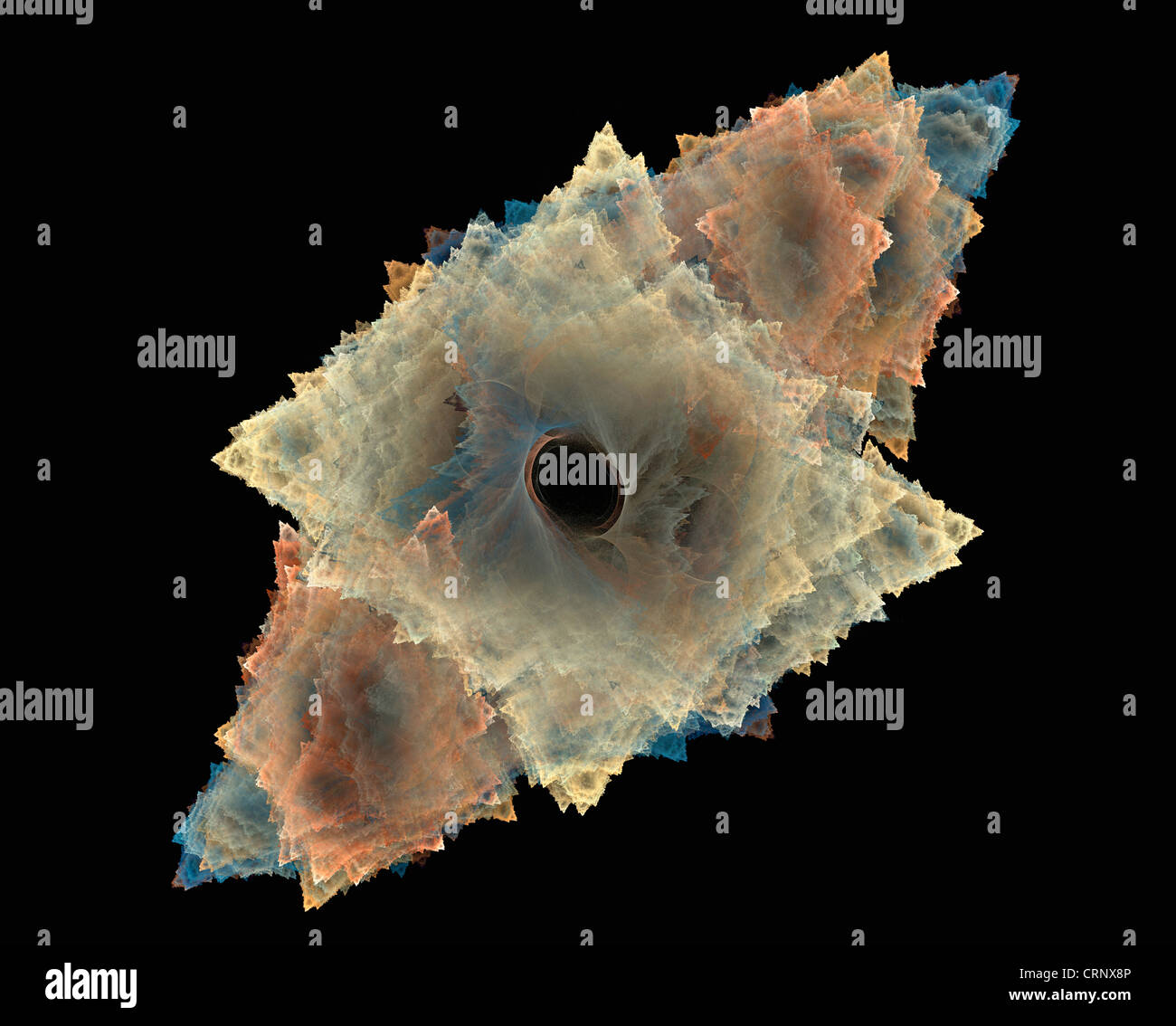 Rock Crystal Is A Fractal Pattern Stock Photo - Alamy